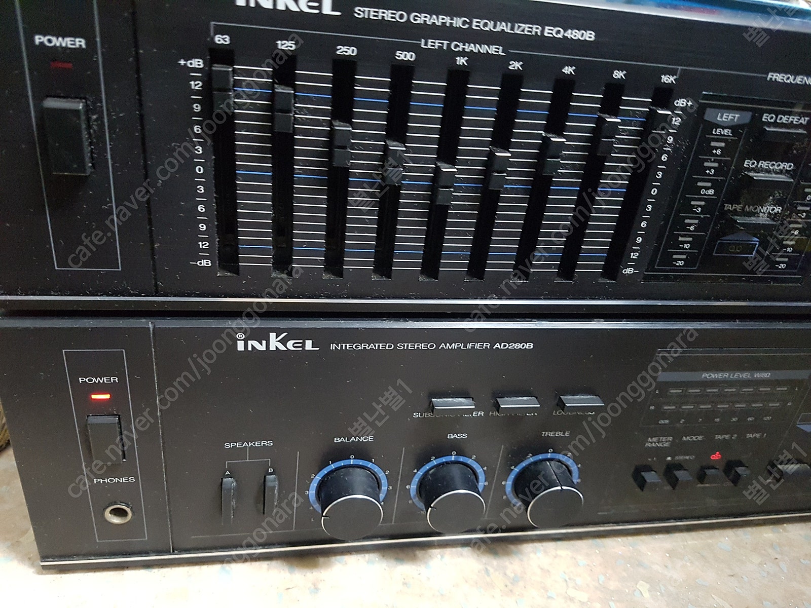 인켈 인티 AD280B 이큐 EQ480B *** 판매완료 *** - 국산오디오-장터 - 소리전자