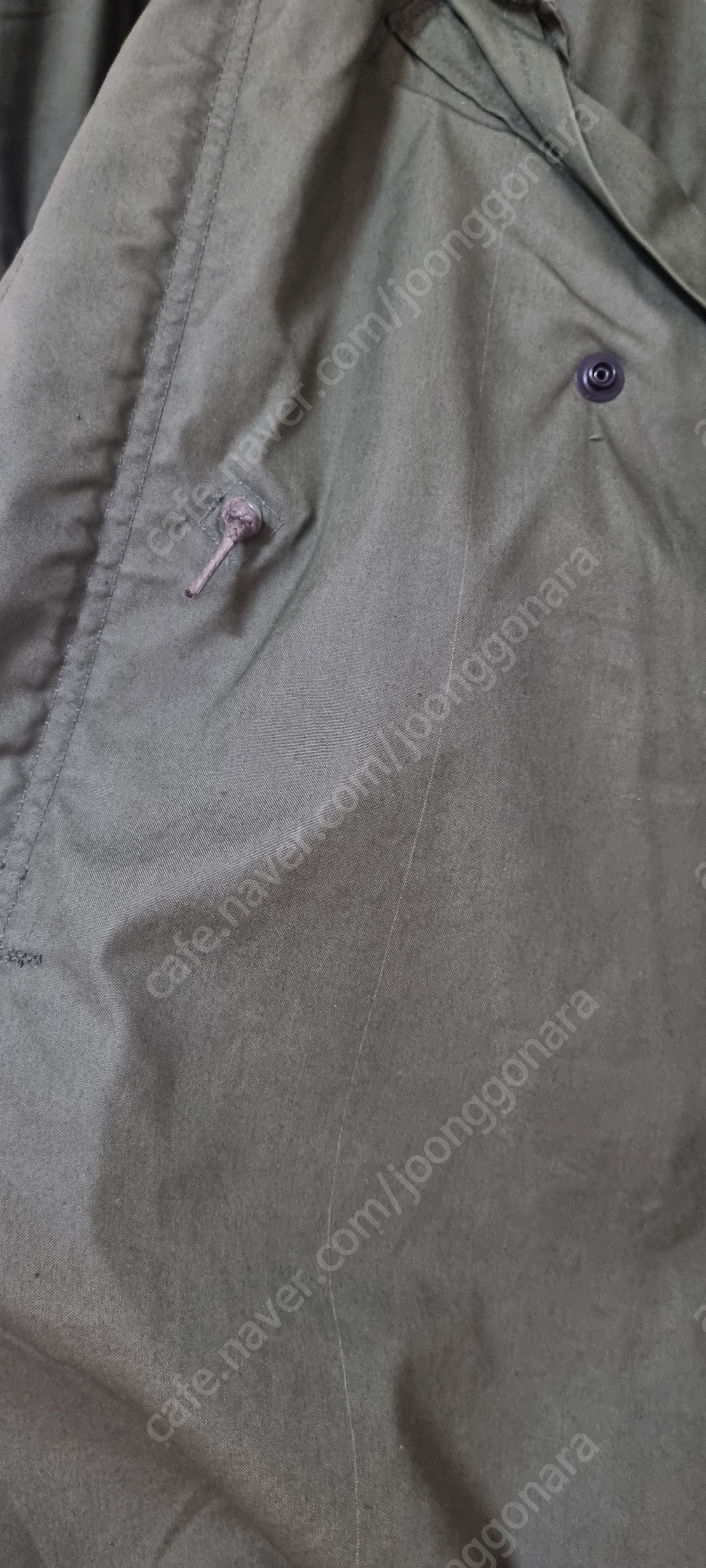 오리지날 개파카 M65 XS사이즈(미수선) 팝니다.내피... | 티셔츠/캐쥬얼의류 | 중고나라