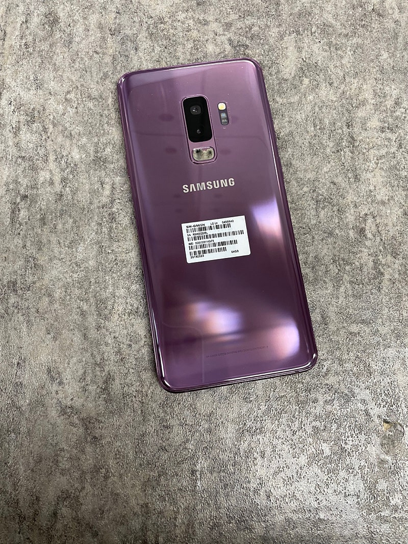 갤럭시S9+ 64G 퍼플 하단 미세파손 7만원 판매해요 | 스마트폰 | 중고나라