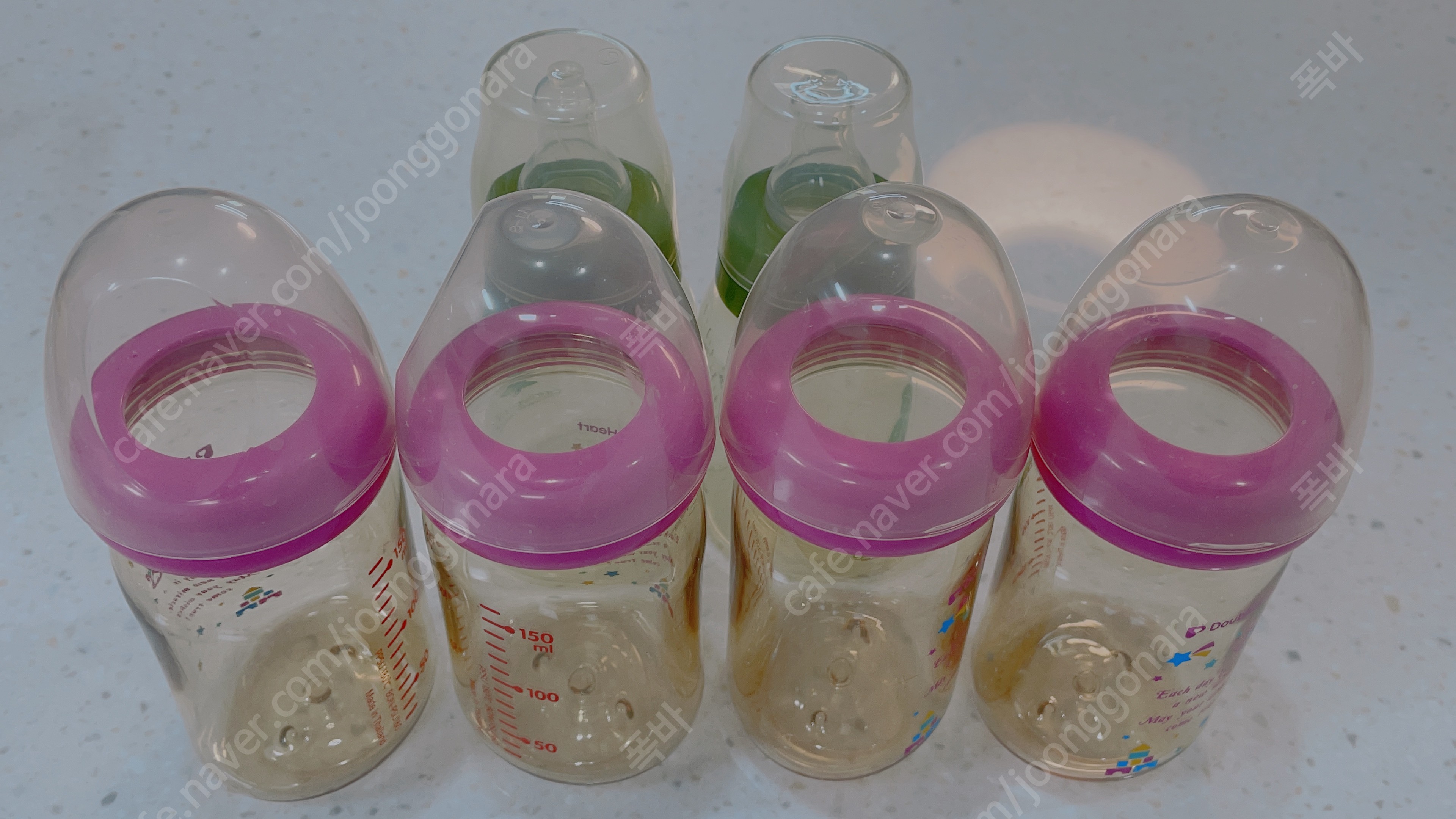 더블하트 160ml 4개(젖꼭지 s 5개포함), 그린맘... | 중고나라 카페에서 운영하는 공식 사이트