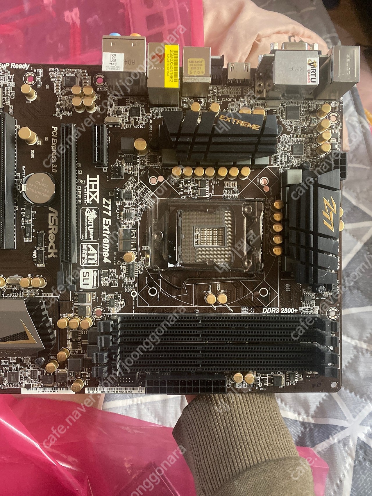 에즈락 Z77익스트림4/ASUS Z77 두개판매 6만 | CPU/메인보드 | 중고나라