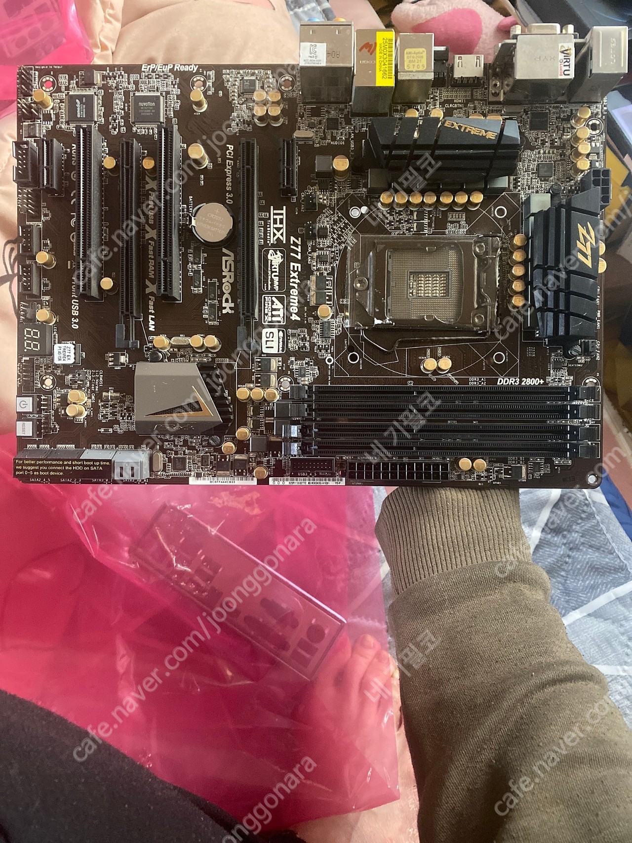 에즈락 Z77익스트림4/ASUS Z77 두개판매 6만 | CPU/메인보드 | 중고나라