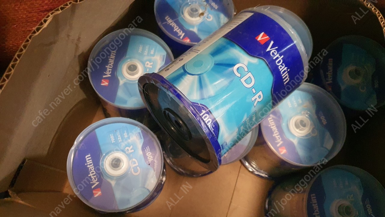 버바팀 공디스크 100매 셋트 공CD 공씨디 cd-r | 중고나라 카페에서 운영하는 공식 사이트