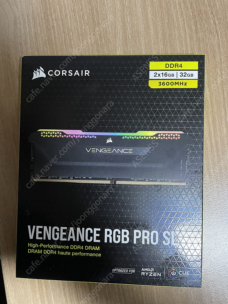 [대전] 커세어 DDR4 32gb CL18 3600MH... | CPU/메인보드 | 중고나라