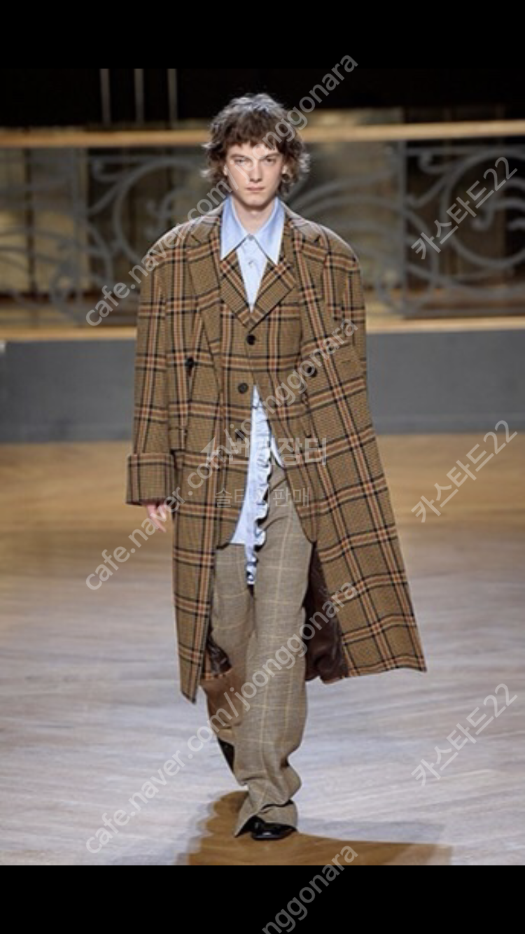 (새제품급_) 우영미 17fw 컬렉션 메인 체크 롱코트... | 기타 수입명품 | 중고나라