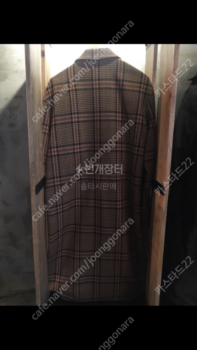 (새제품급_) 우영미 17fw 컬렉션 메인 체크 롱코트... | 기타 수입명품 | 중고나라