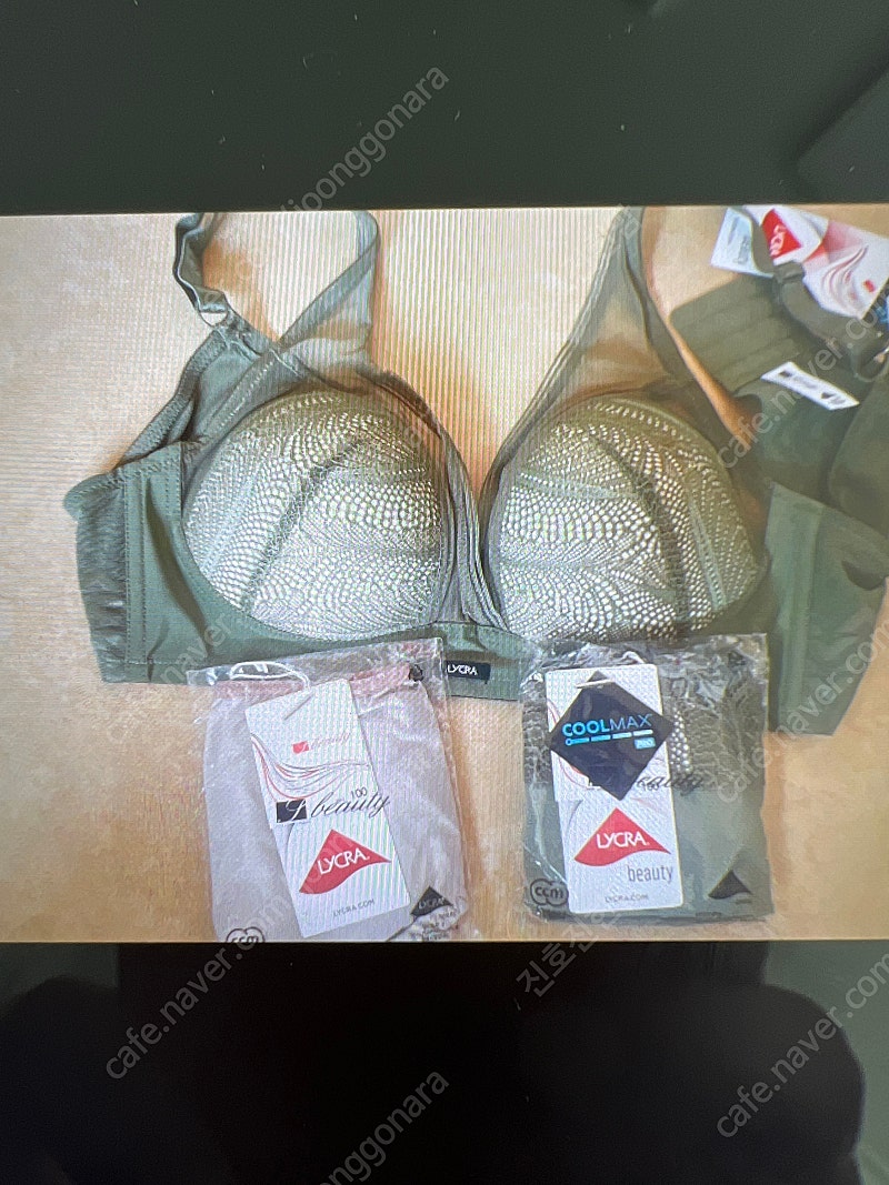 라이크라 에스뷰티 풀커버 브라팬티세트 팝니다 티셔츠캐쥬얼의류 중고나라