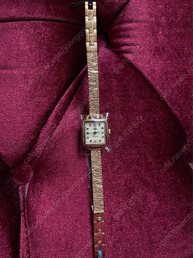 [정품] 로즈몽 탄생석 로즈골드 네모 여성시계 보증서 ... | 여성용시계 | 중고나라