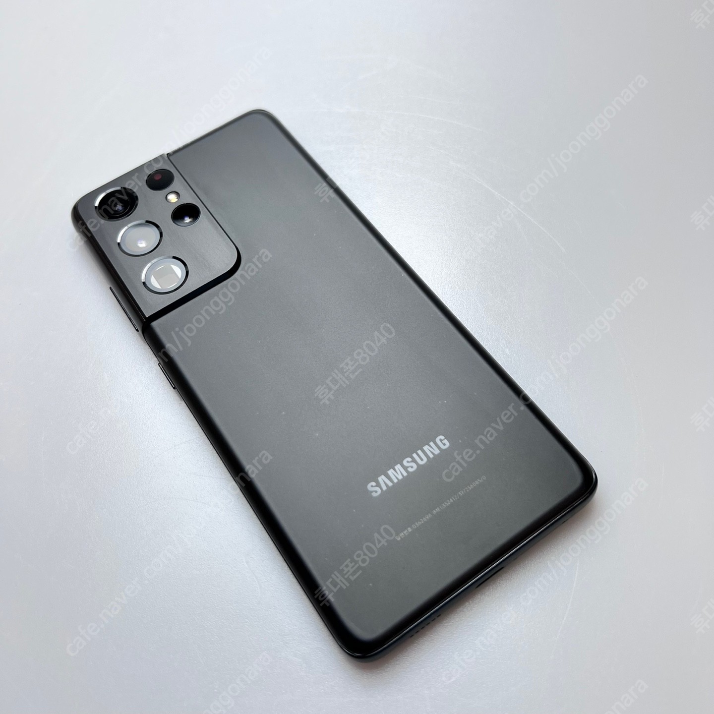 갤럭시S21울트라 (G998) 256GB 팬텀블랙 무잔... | 삼성 | 중고나라