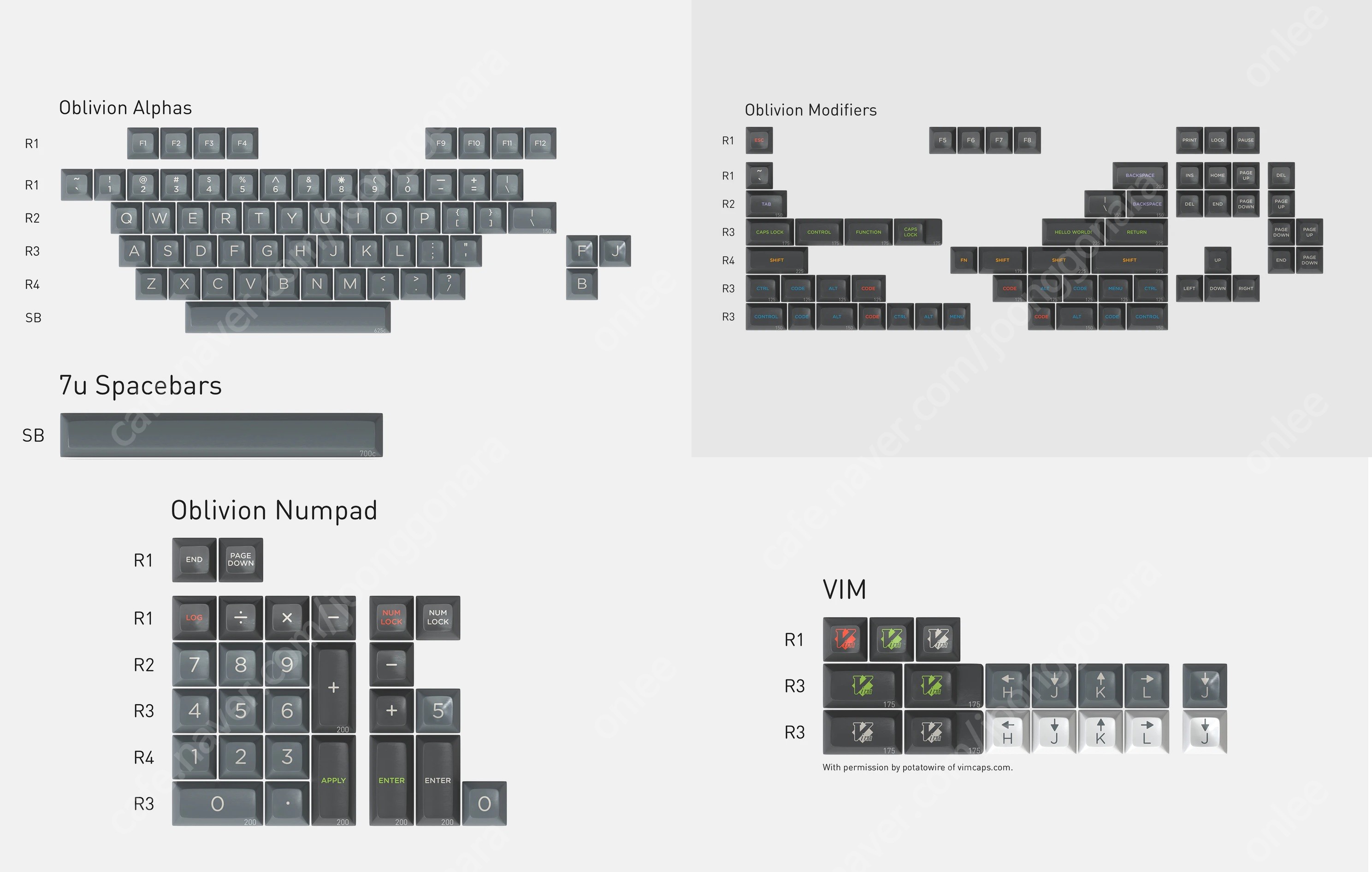 드랍 사오블 SP SA oblivion 키캡 판매 | 키보드/마우스/스피커 | 중고나라