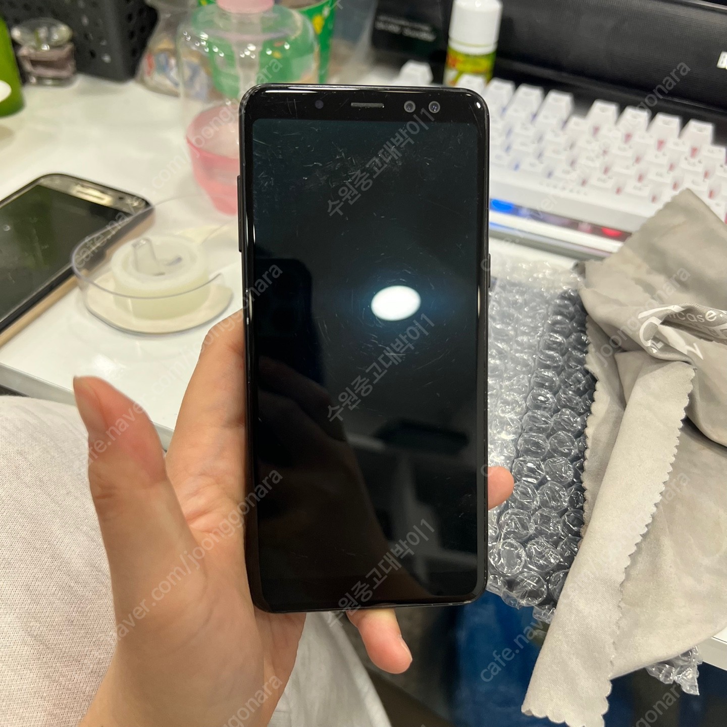 2018갤럭시A8 A530 SK 블랙 32GB 6만 6... | 스마트폰 | 중고나라