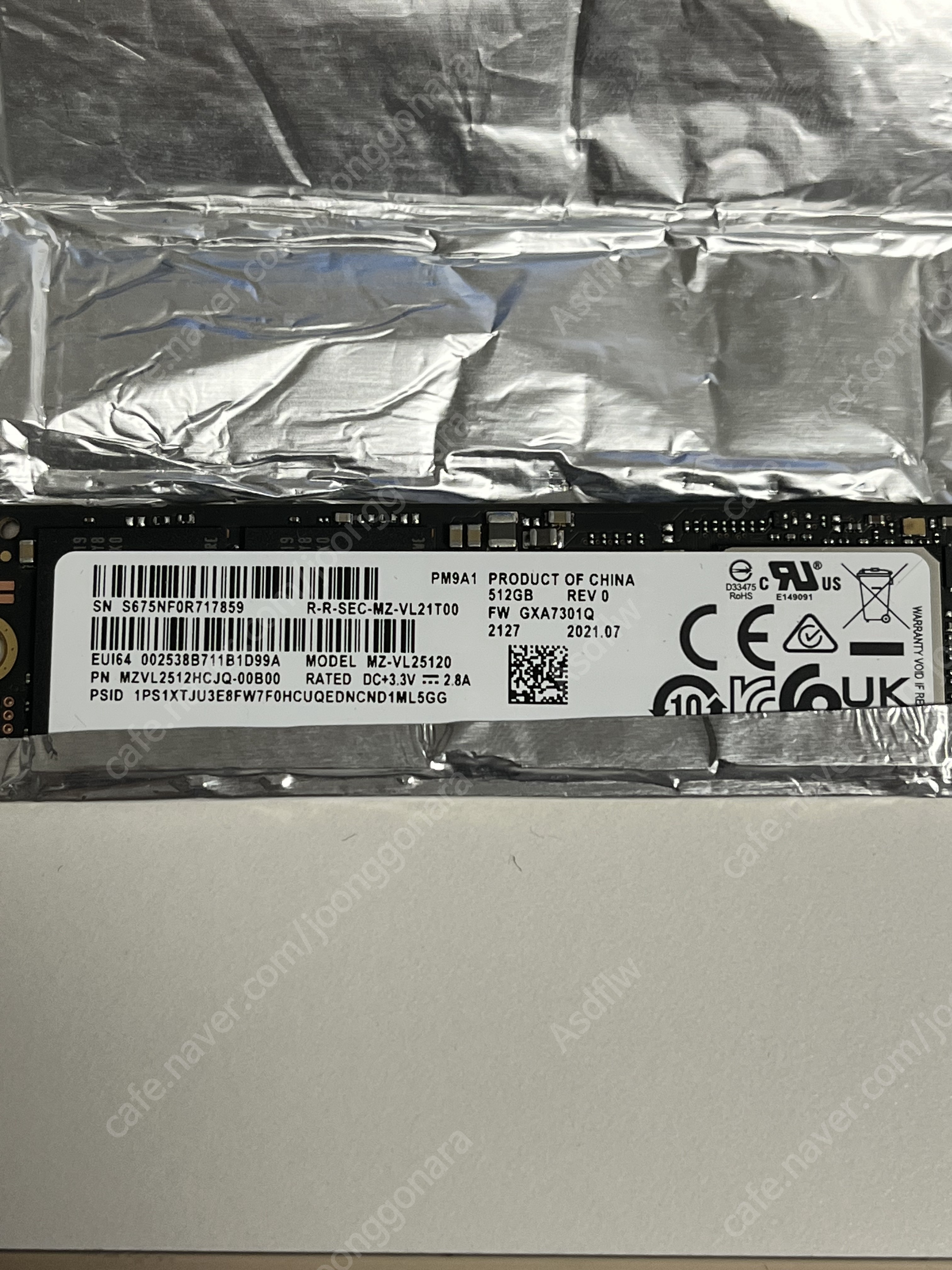 Pm9a1 512gb | HDD/SSD/ODD | 중고나라