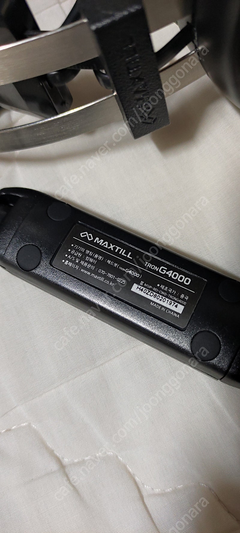 [택배 착불] MAXTILL Tron g4000 헤드셋... | 이어폰/헤드폰 | 중고나라