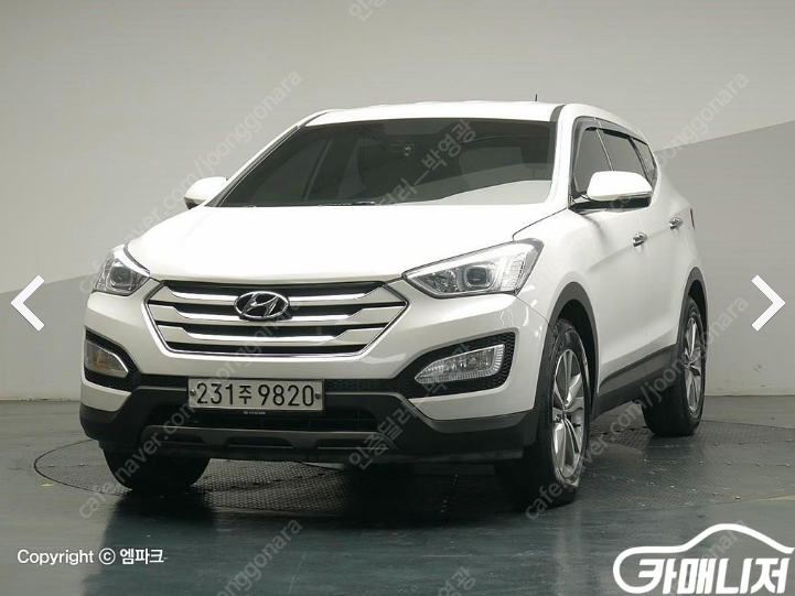 [현대] 싼타페DM 2WD 2.0 SMART | 186... | 제네시스 | 중고나라