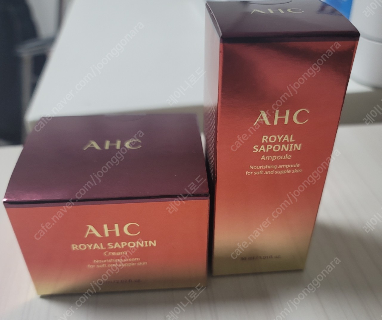 AHC 로얄 사포닌 크림60ml,앰플30ml 개별가격 | 중고나라 카페에서 운영하는 공식 사이트