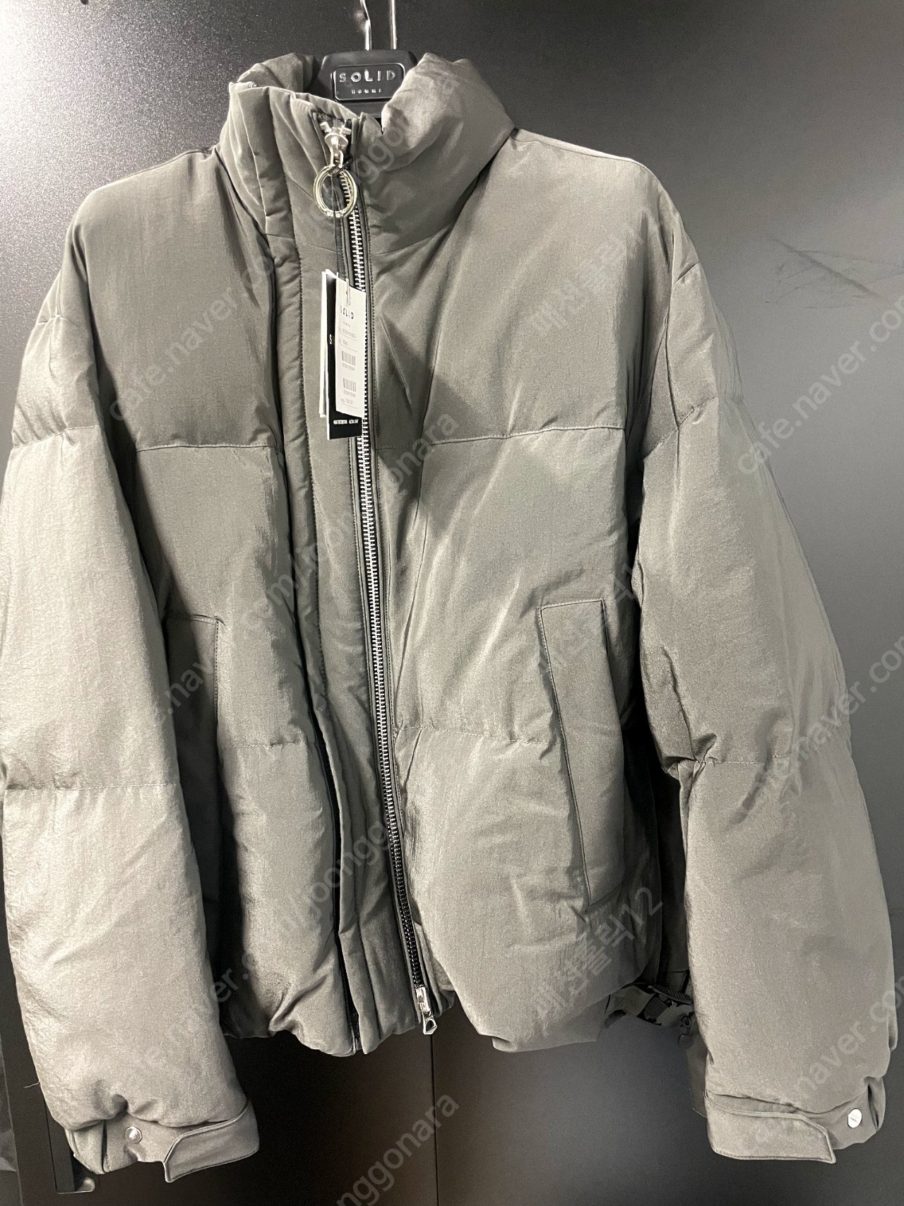 [판매] 솔리드옴므 / 21fw 숏패딩 그레이 / 46 | 중고나라 카페에서 운영하는 공식 사이트