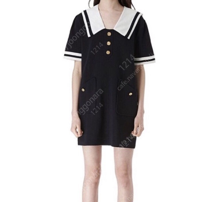 럭키슈에뜨 세일러카라 원피스 티셔츠캐쥬얼의류 중고나라