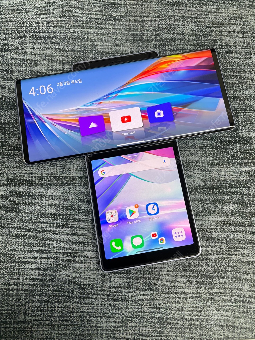 *LG WING윙 128기가 블루 21년 5월개통 23... | 스마트폰 | 중고나라