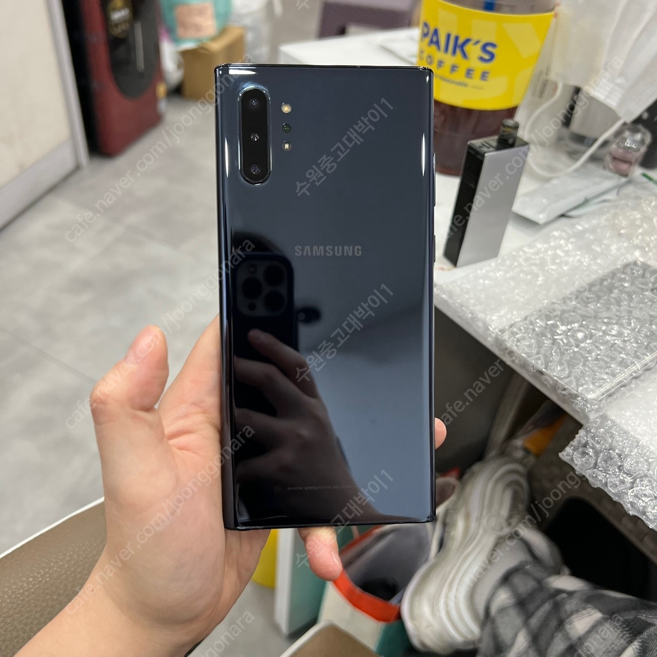 갤럭시노트10플러스 N976 KT 블랙 512GB 38... | 스마트폰 | 중고나라