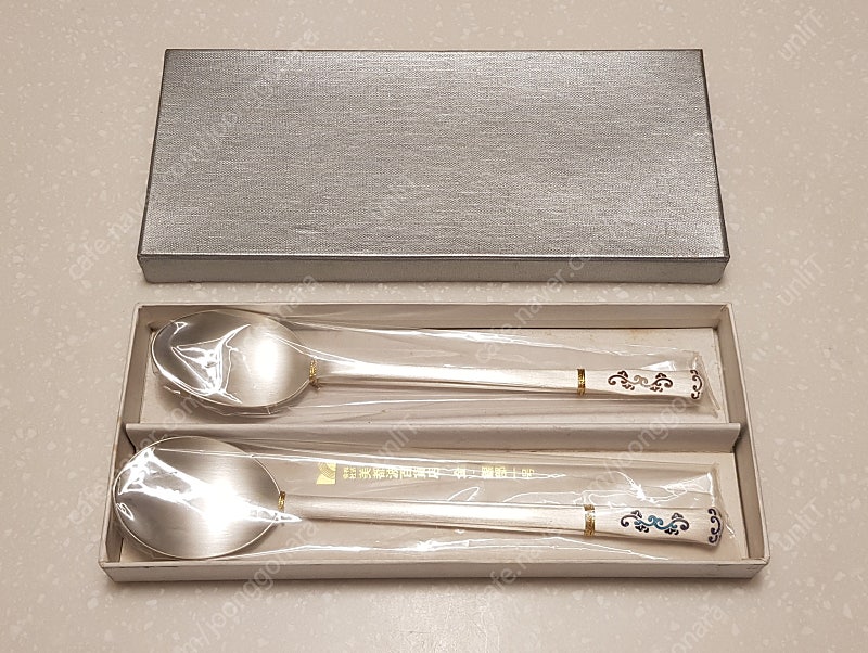 은수저 세트 AG800 94g 2벌 50돈 미사용 새제... | 순금/골드바/돌반지 | 중고나라