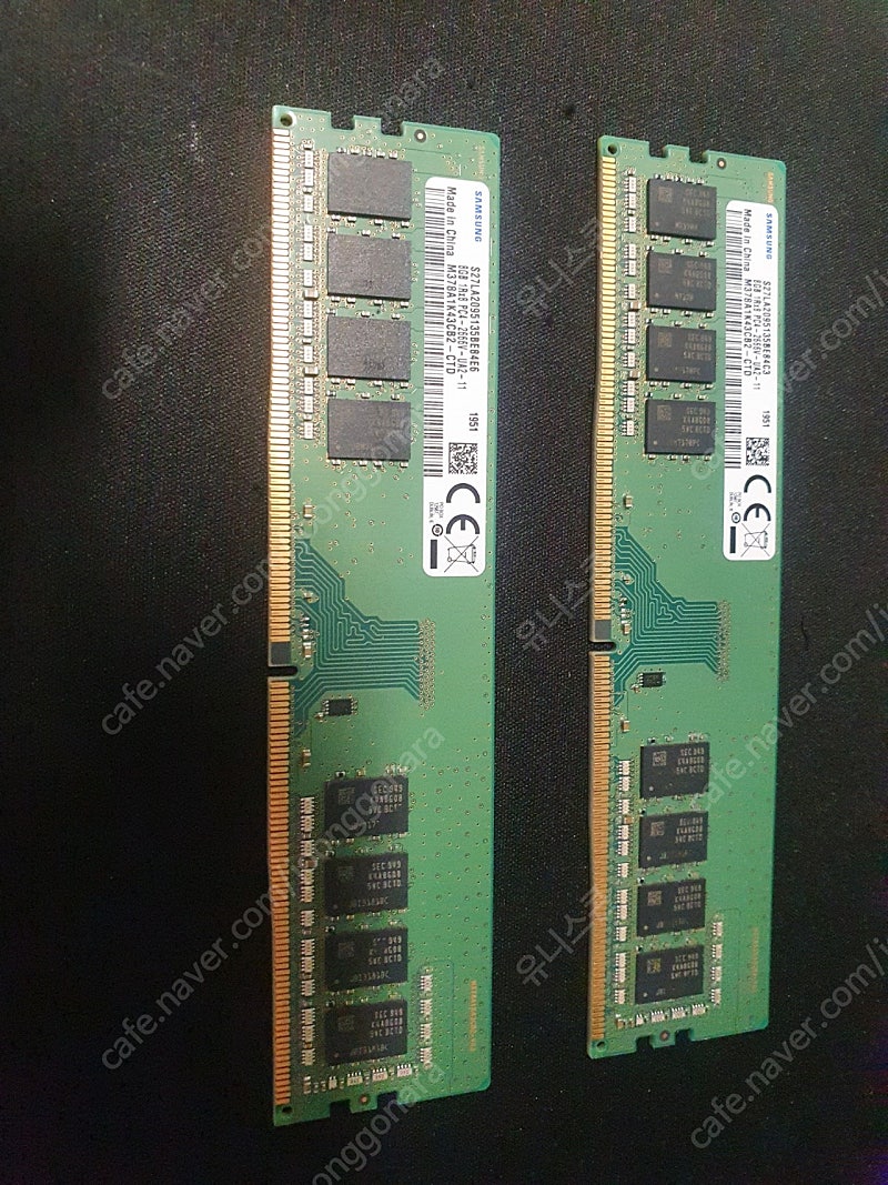 삼성전자 ddr4 pc4-21300 8gb 두개 팝니다... | CPU/메인보드 | 중고나라