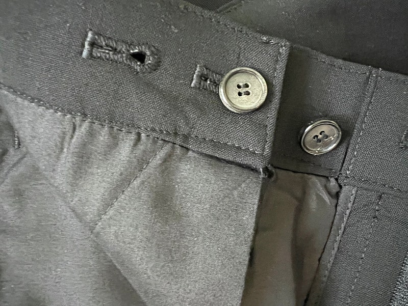 [50] 준지 21fw 블랙 울 웨이스트 벨트 슬랙스 | 기타 수입명품 | 중고나라