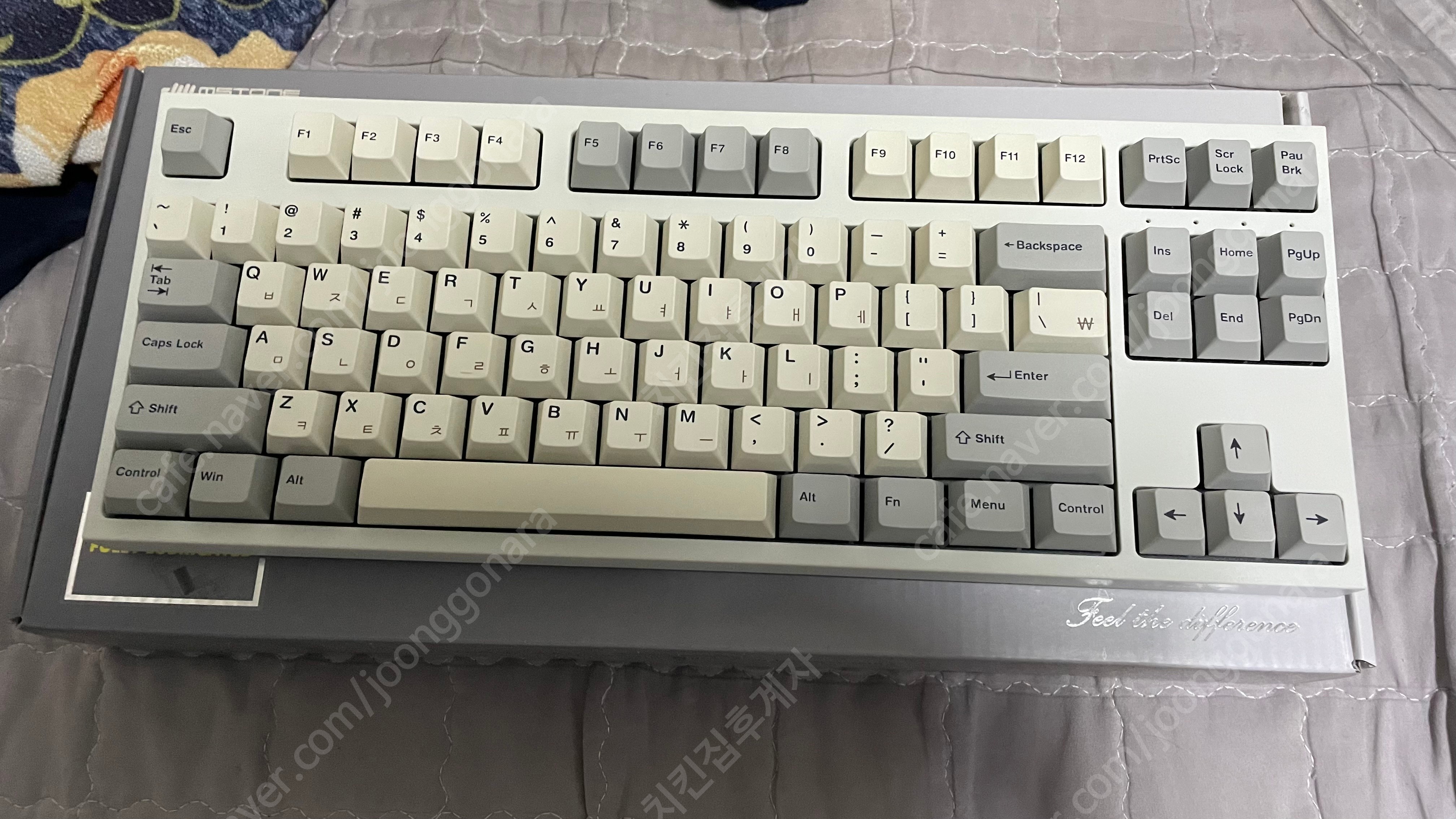 엠스톤 그루브 T87A 라이트그레이 은축 45g 풀윤활 | 키보드/마우스/스피커 | 중고나라