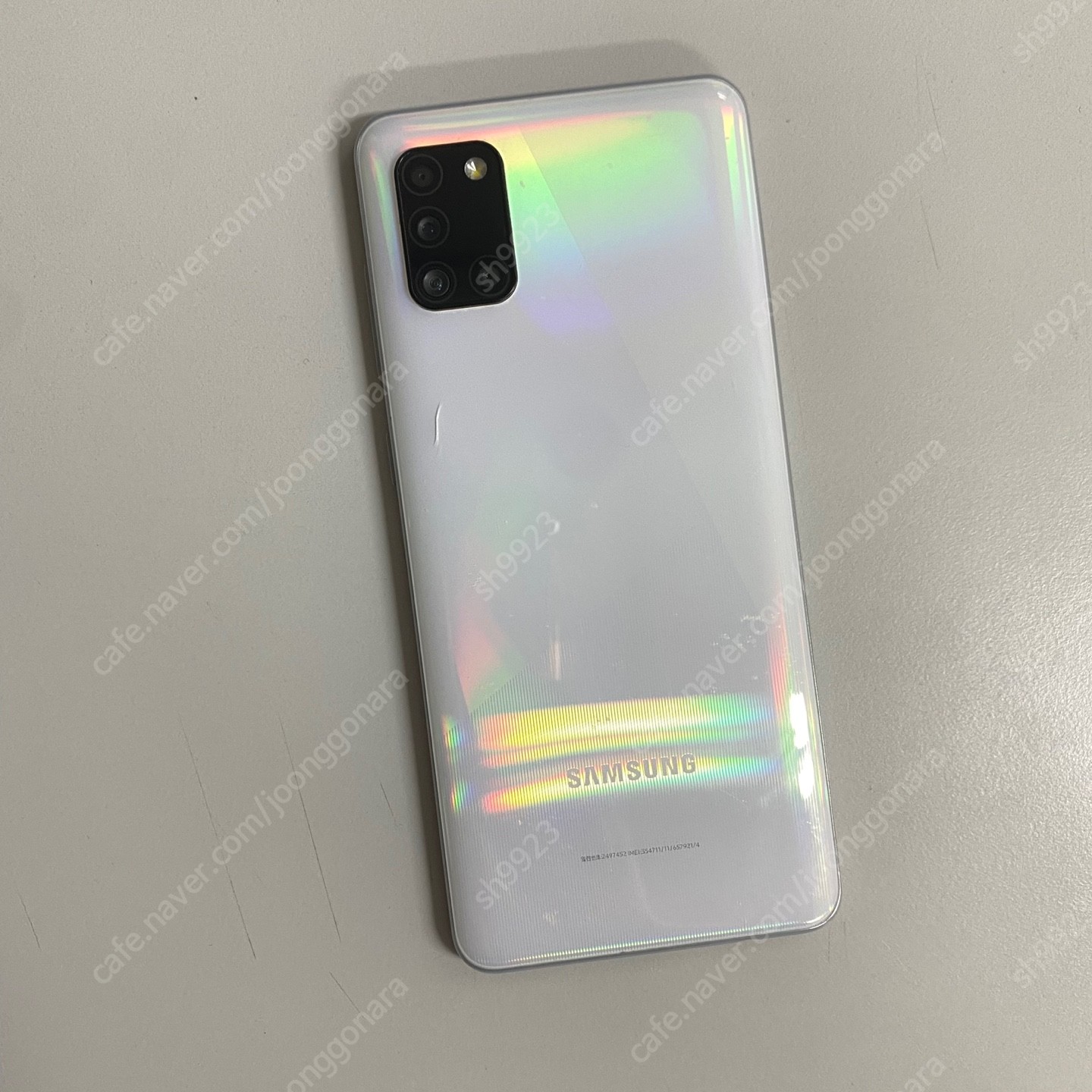 갤럭시A31 화이트 64G 20년12월개통무잔상 12만... | 스마트폰 | 중고나라