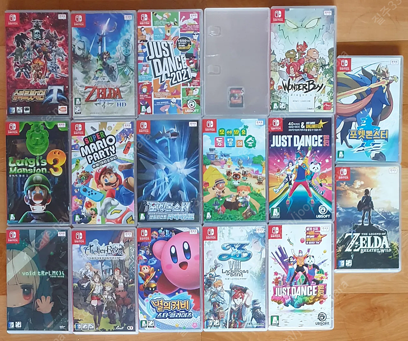 닌텐도 스위치 게임팩 칩 타이틀 팝니다 | Wii | 중고나라