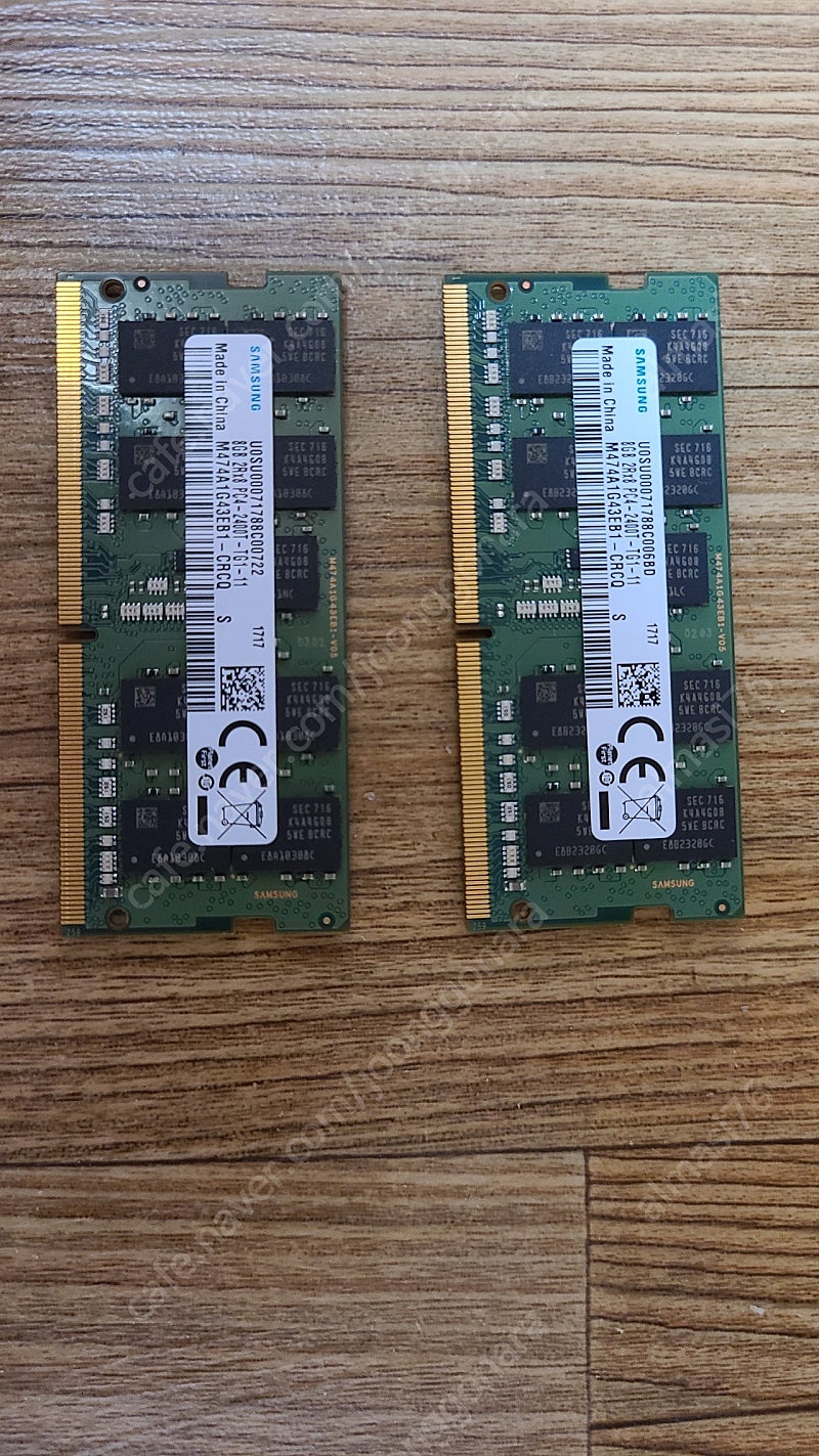 노트북용 DDR4 SDRAM 8GB | CPU/메인보드 | 중고나라