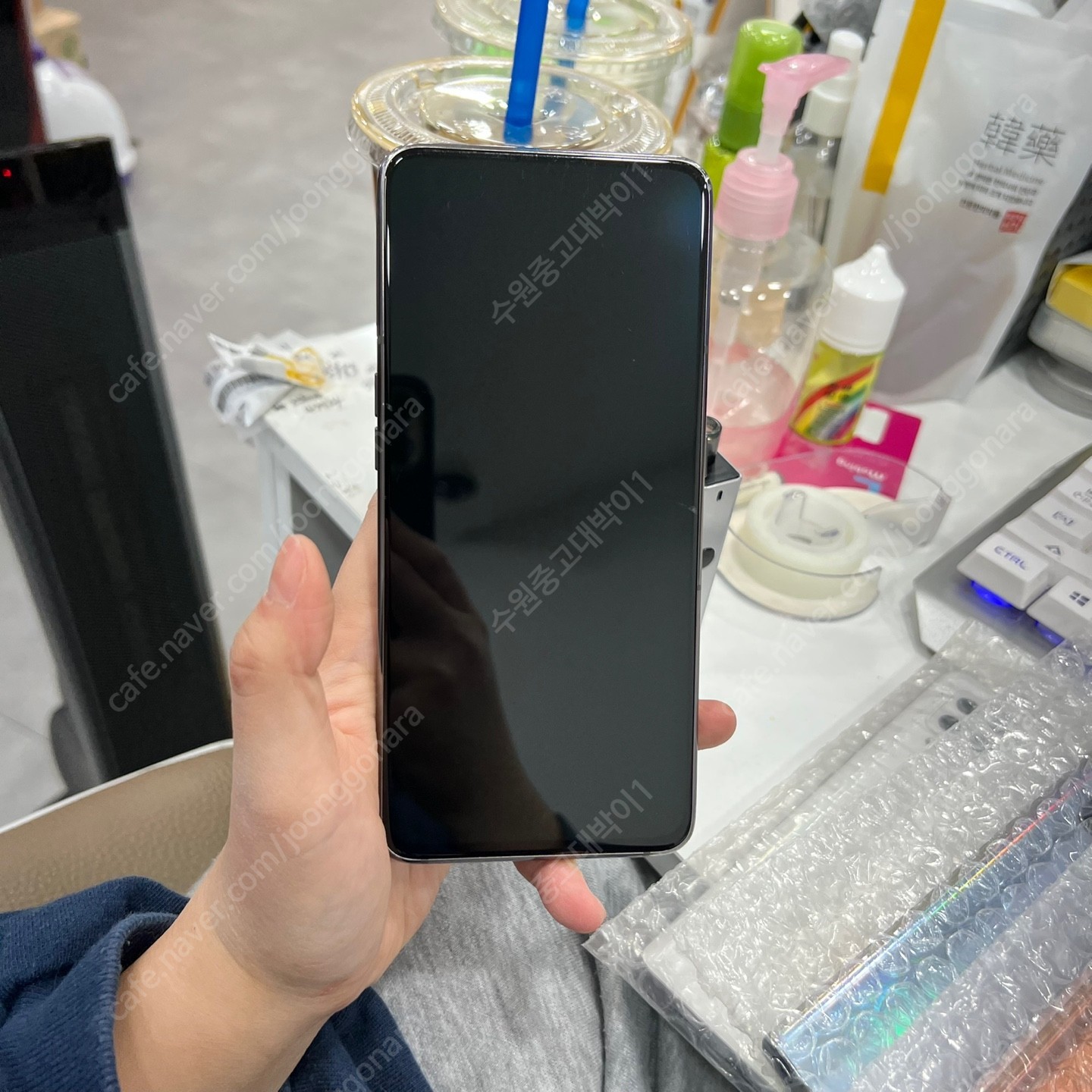 갤럭시A80 A805 SK 블랙 128GB 17만 70... | 스마트폰 | 중고나라