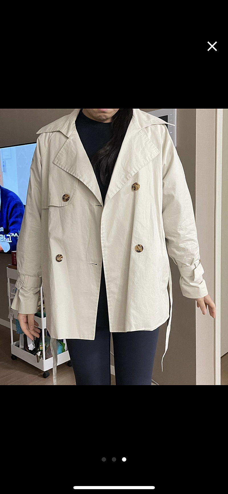 숏트렌치 티셔츠캐쥬얼의류 중고나라