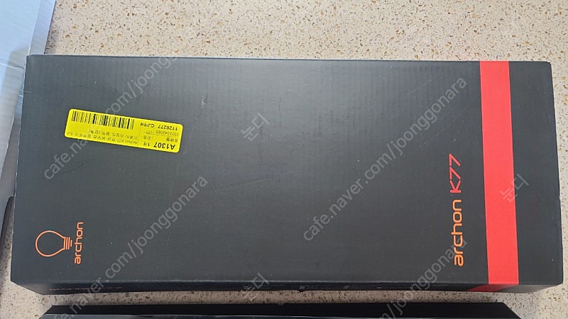 아콘 Archon K77 유무선 기계식 키보드 블랙 갈축 + 사은품 키캡 미사용 | 키보드/마우스/스피커 | 중고나라