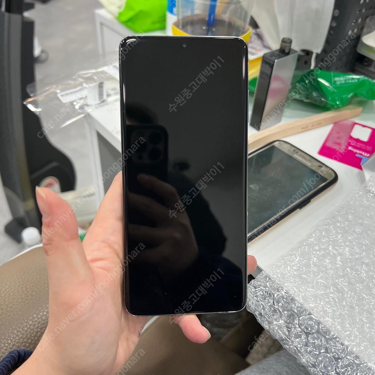 갤럭시S20플러스 G986 LG 블랙 256GB 45만... | 스마트폰 | 중고나라