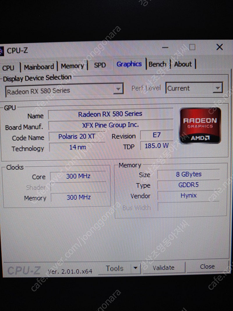xfx rx 580 8g 글픽카드 24만원 택포 팝니다 | CPU/메인보드 | 중고나라