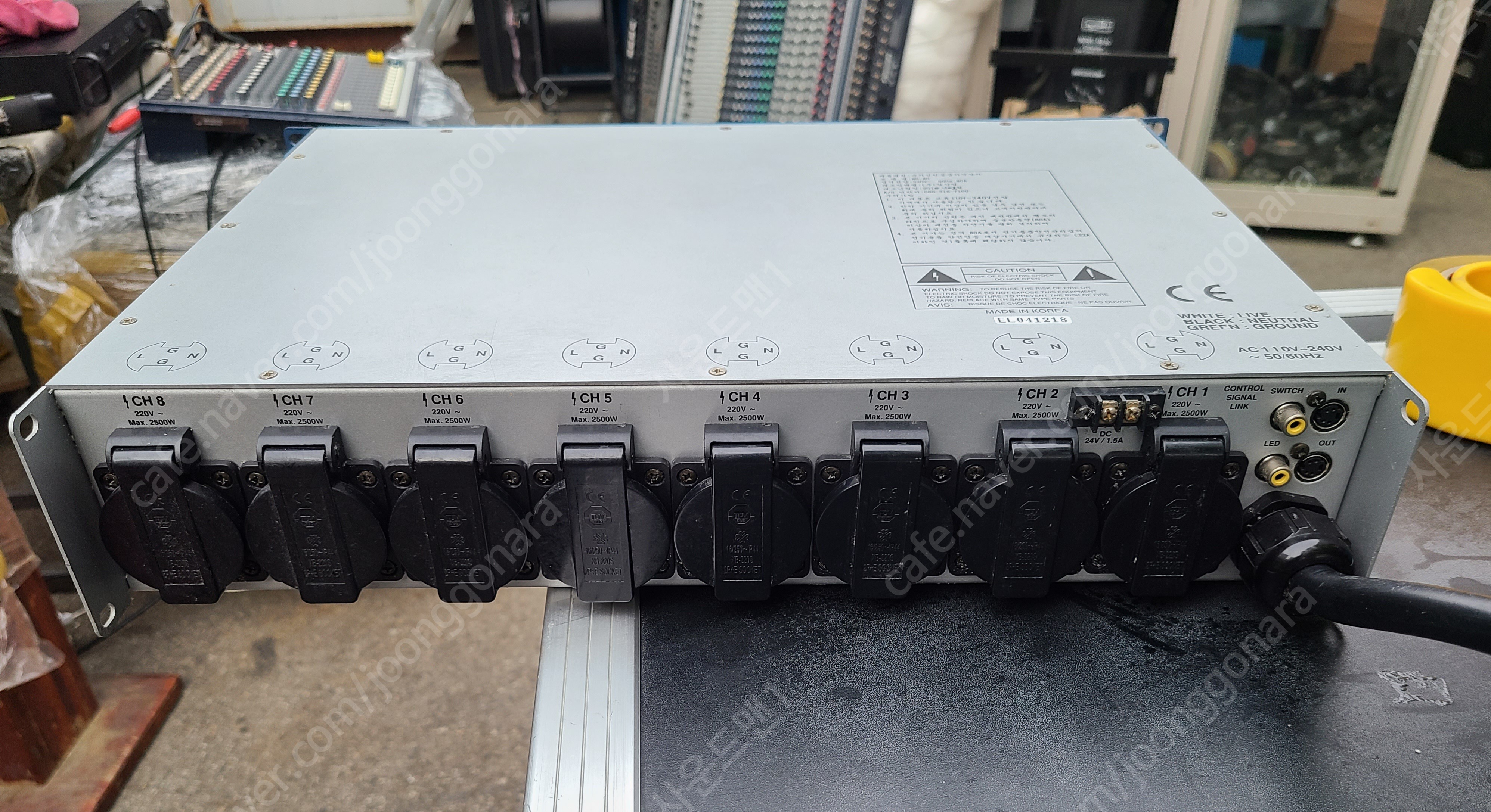 LEEM NS-8S 8채널 순차전원공급기 | 오디오/홈시어터 | 중고나라