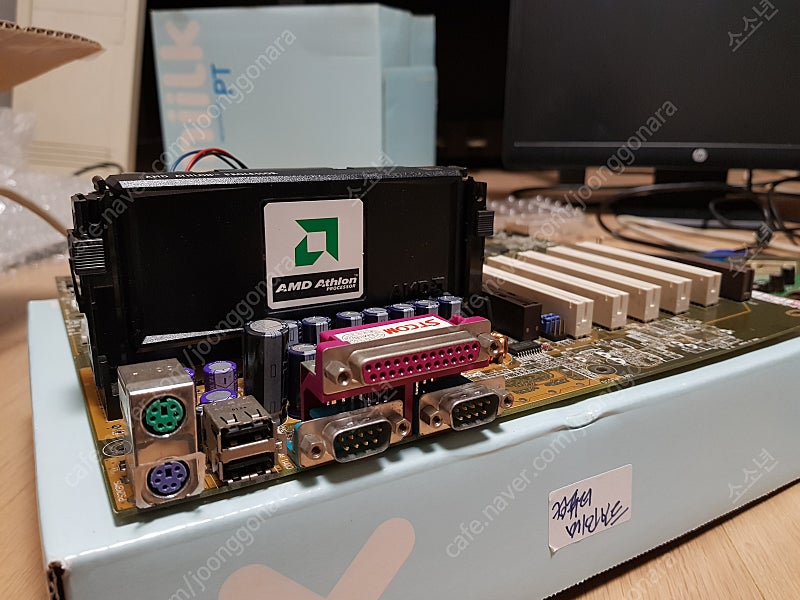 AMD K7 700MHz 슬롯형 ASUS K7V 보드 ... | CPU/메인보드 | 중고나라