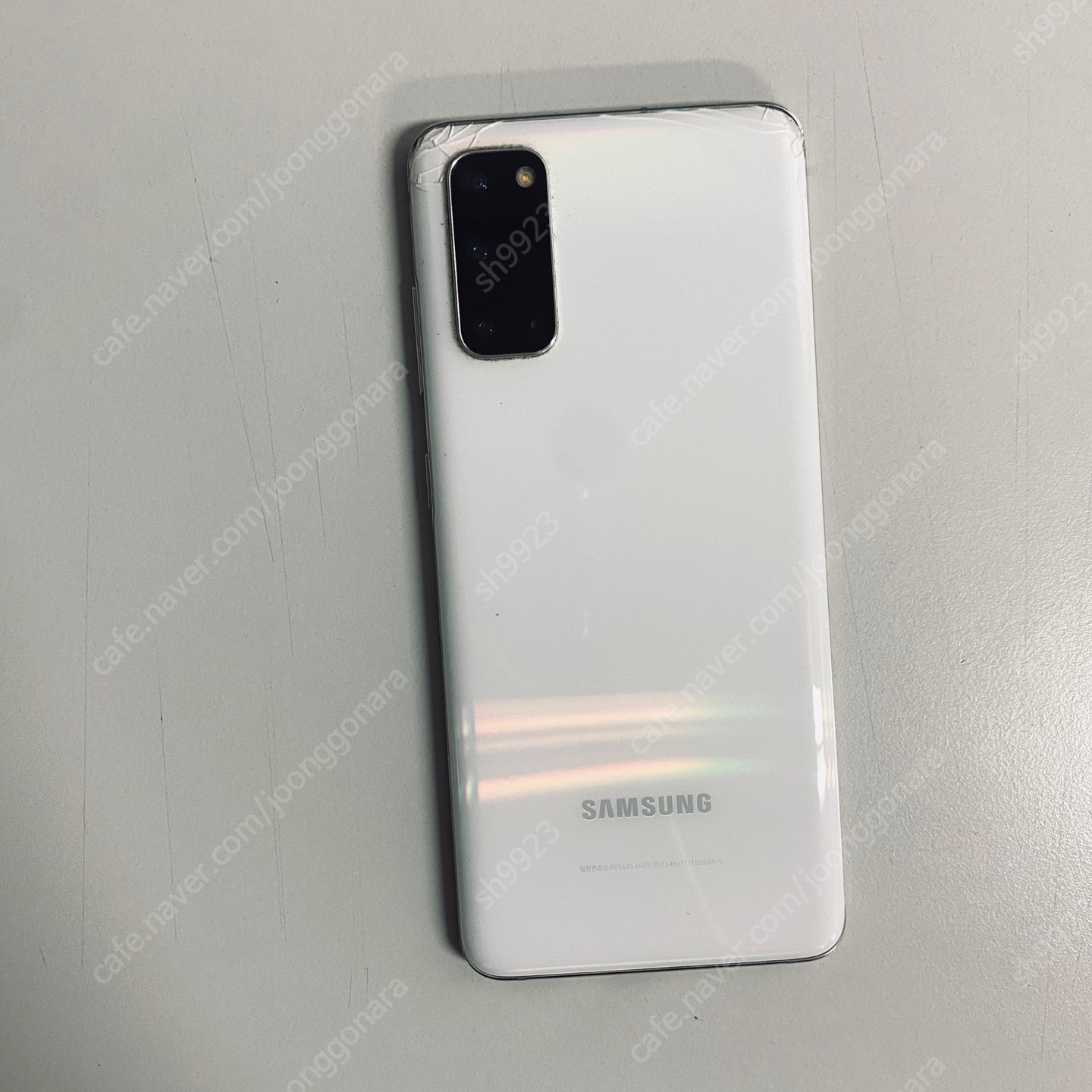 갤럭시S20 화이트 128G 20년8월개통 무잔상 14... | 스마트폰 | 중고나라