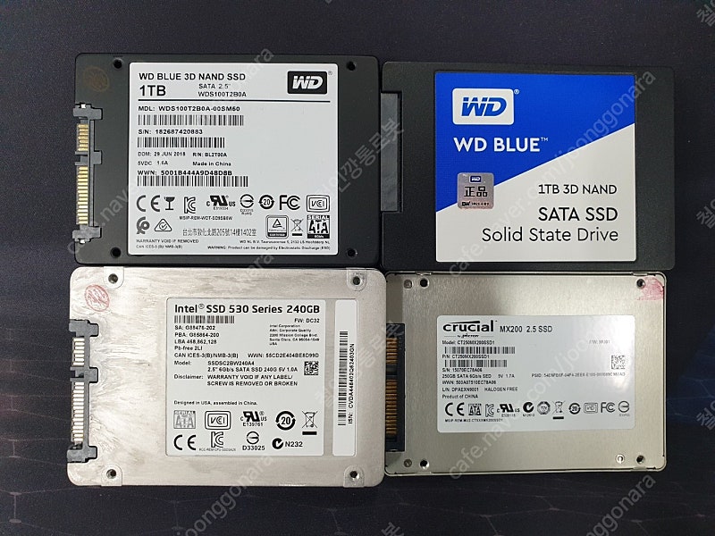 WD 1TB 외 SSD 판매합니다. | HDD/SSD/ODD | 중고나라