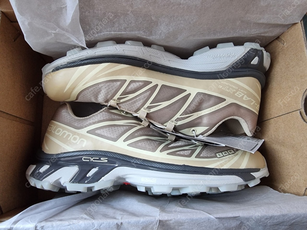 (265) 살로몬 XT-6 클리어 사파리 바닐라 아이스 | 기타잡화/관련용품 | 중고나라