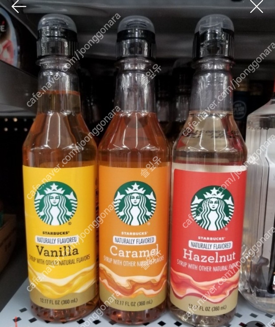 스타벅스 시럽 360ml 1병 13000원 | 기타 생활용품 | 중고나라