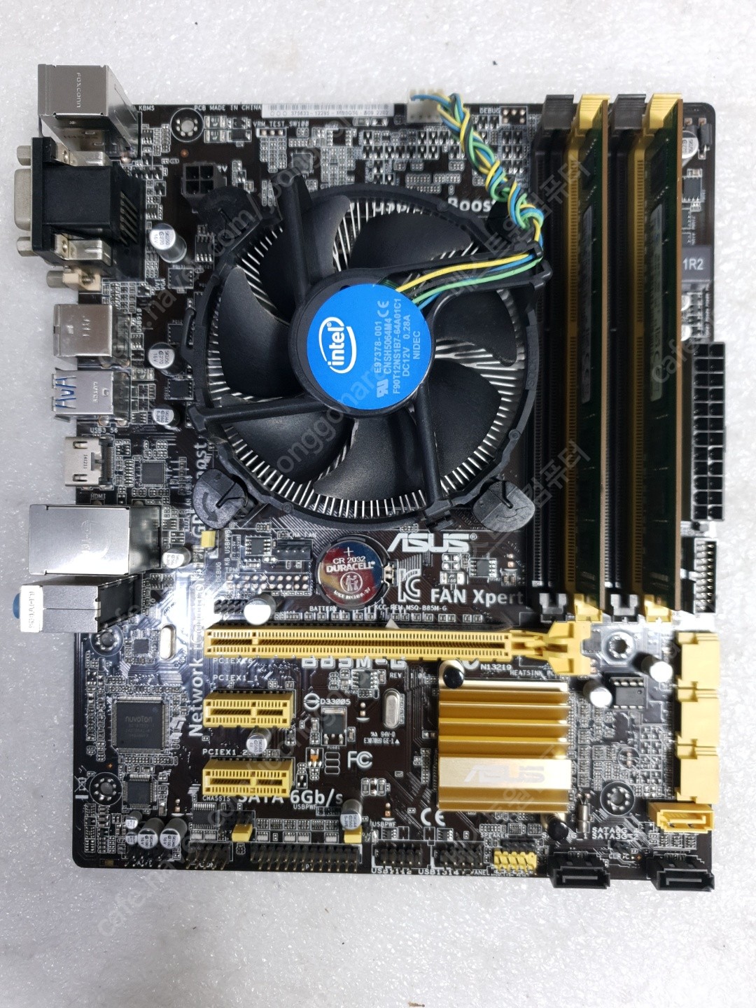 중고) 인텔 i5 4690+ASUS B85M-G+삼성전... | CPU/메인보드 | 중고나라