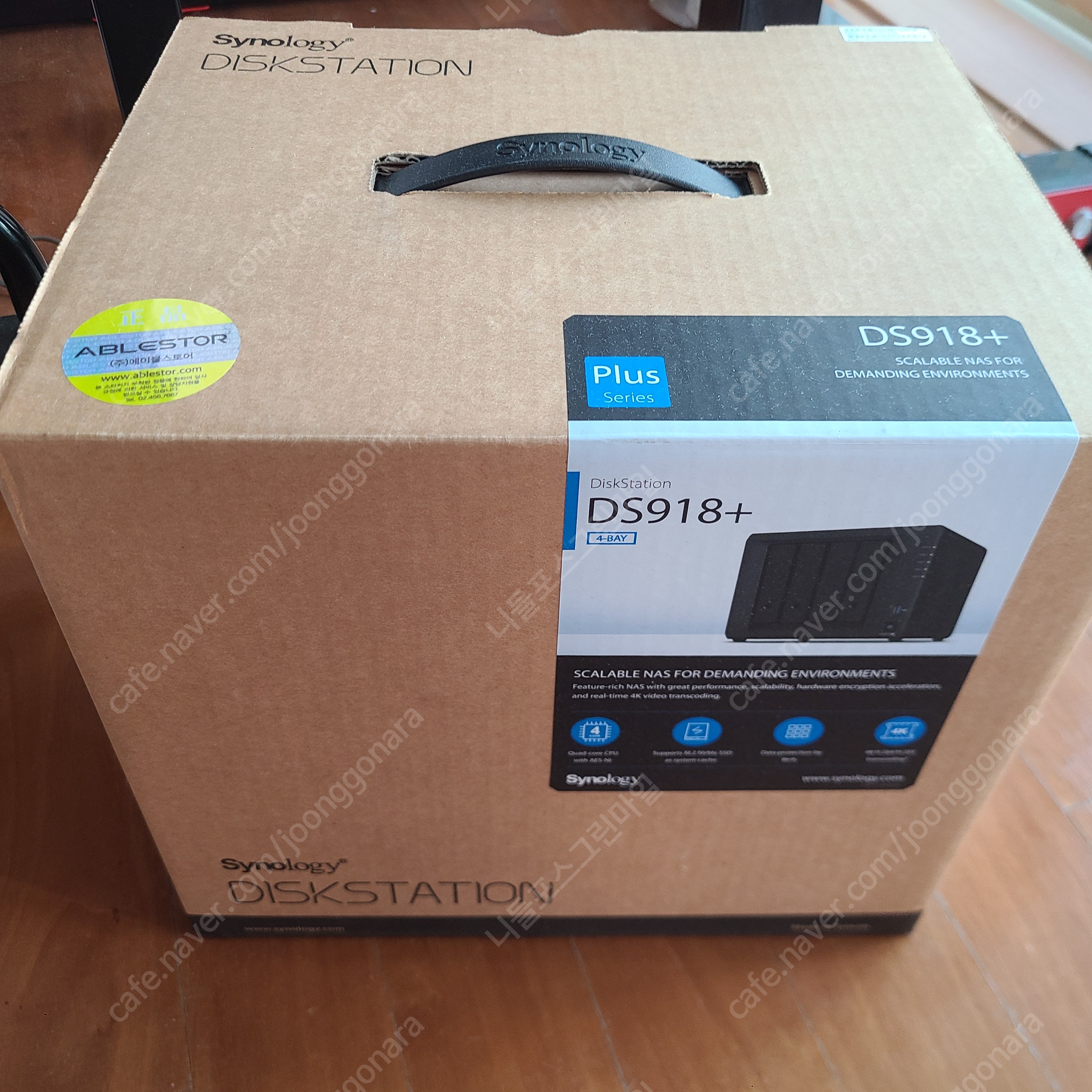 시놀로지 DS918+(+나스용 하드 3테라) 팝니다. | 키보드/마우스/스피커 | 중고나라