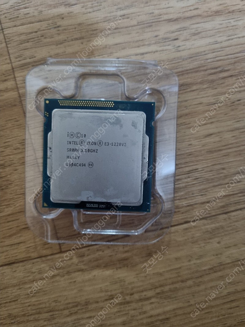 인텔 제온 E3-1220V2 CPU 팝니다. 30,00... | CPU/메인보드 | 중고나라