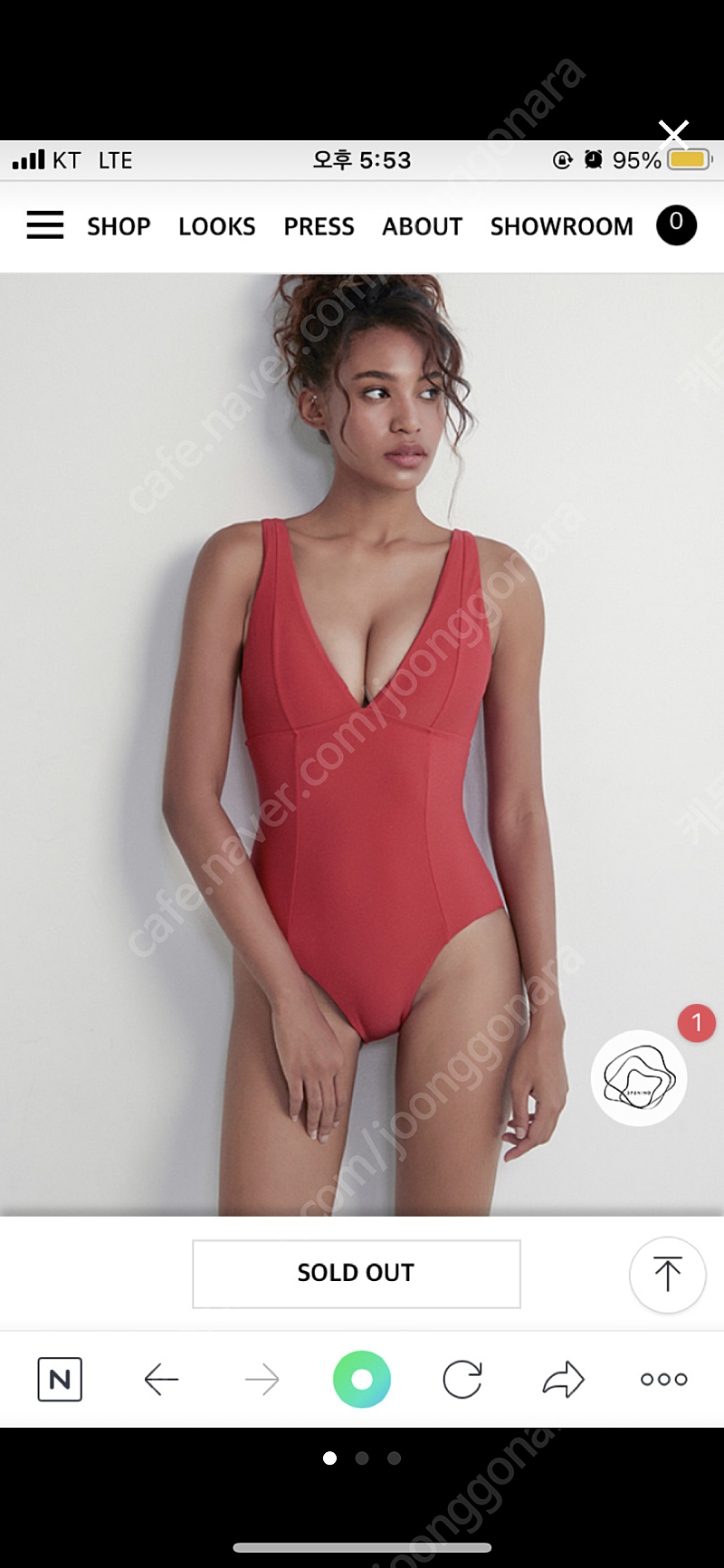 오프닝(5pening) 모노키니 s사이즈 | 티셔츠/캐쥬얼의류 | 중고나라