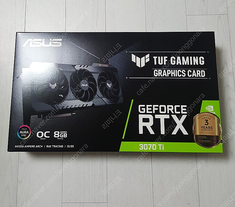 ASUS 지포스 RTX 3070TI TUF ( 3070... | CPU/메인보드 | 중고나라
