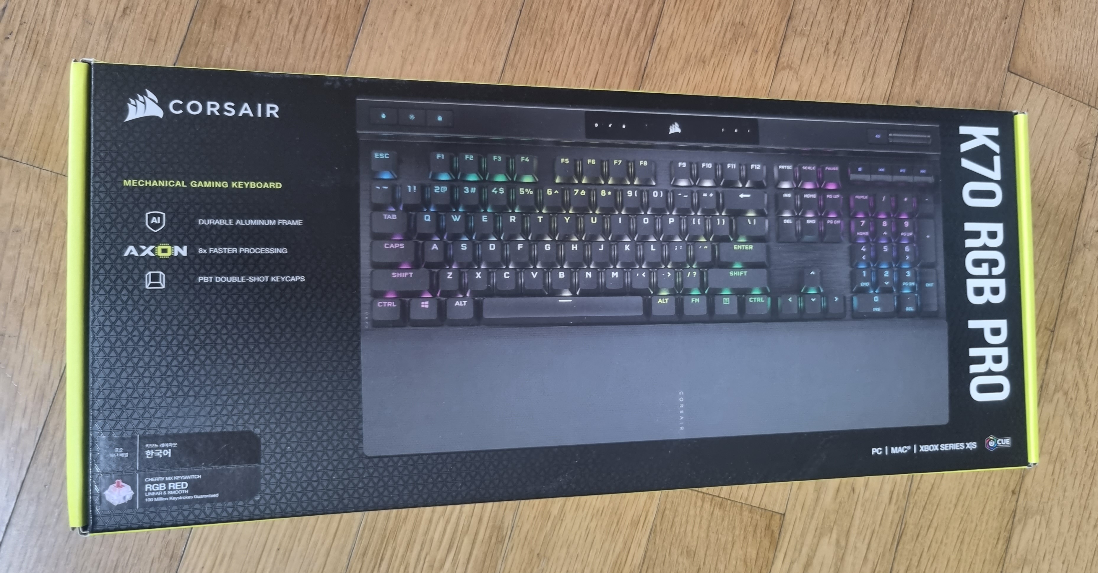 미개봉 커세어 K70 RGB PRO 적축 | 키보드/마우스/스피커 | 중고나라