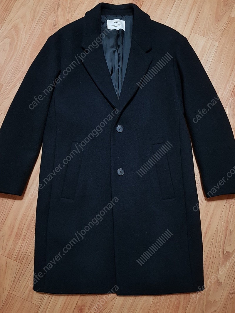 TNGT 박보검 코트 오버핏 세미오버 블랙 100 | 티셔츠/캐쥬얼의류 | 중고나라