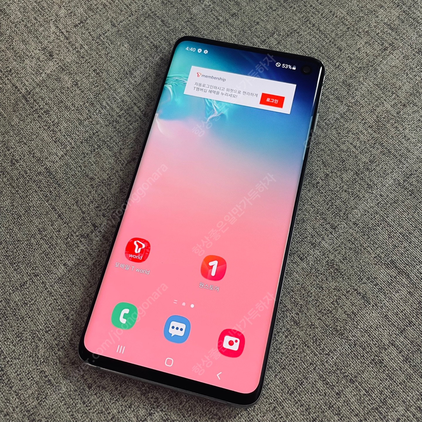 SKT 갤럭시 S10 화이트 128G 무잔상! 매우깨끗... | 중고나라 카페에서 운영하는 공식 사이트