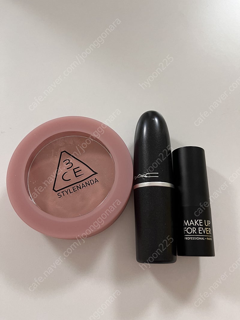 3ce 블러셔 시티모브맥 브릭오라메이크업포에버 402 일괄 택포 2만원에 판매해요 치크하이라이터쉐딩 중고나라